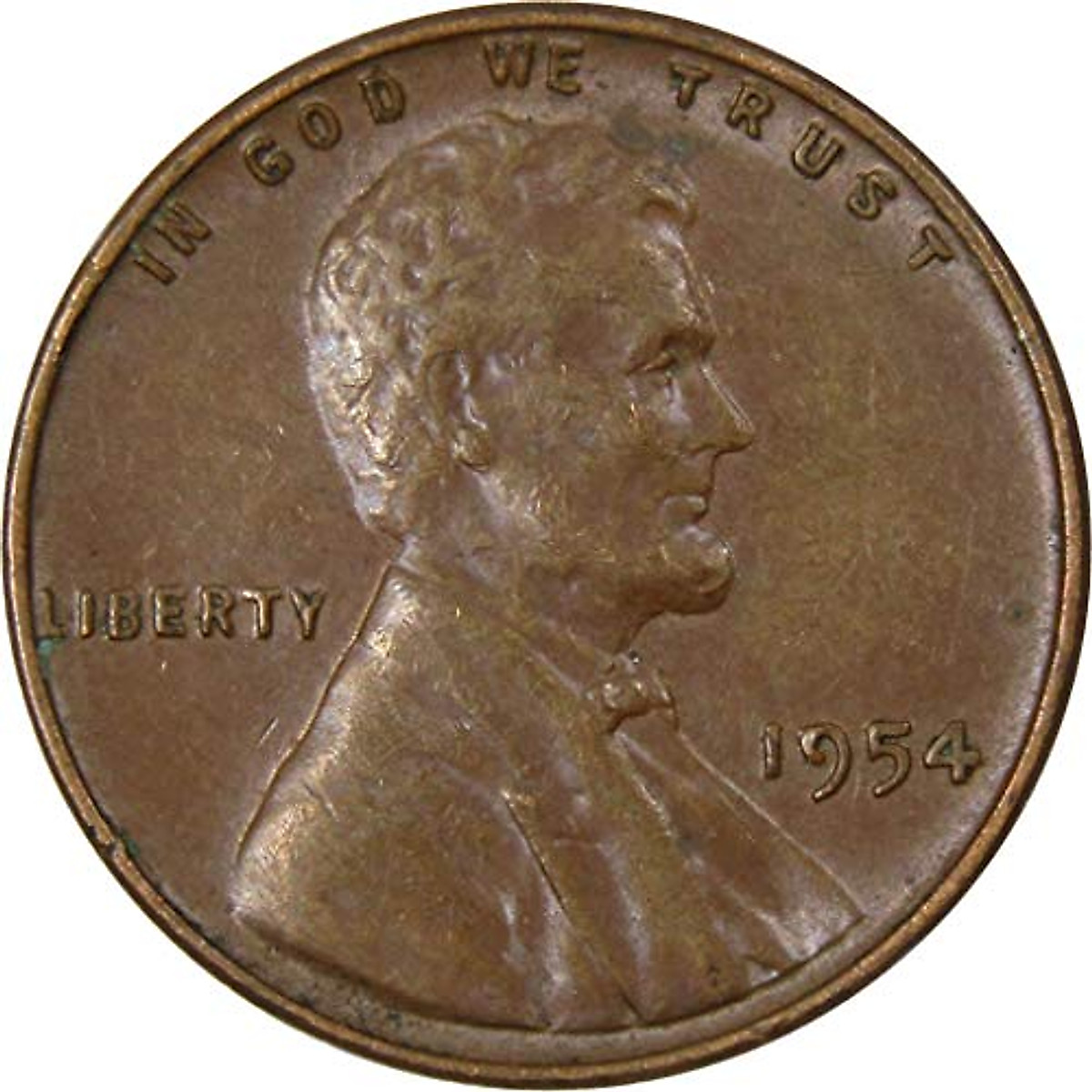 1954 Lincoln Wheat Cent AG About Good Bronze Penny 1c Coin Collectible