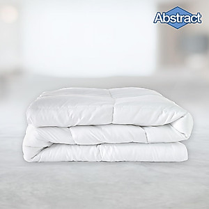 Abstract Mattress Pad - Quilted, Fitted Mattress Cover - Breathable Soft Cotton Cooling Mattress Protector for RV/Travel Trailer - Pillow Topper Bed Protector- 48"x75", White