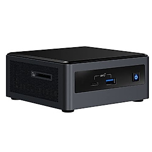 Intel NUC NUC10i7FNH1 Mini PC/HTPC, Six-Core i7- Up to 4.7GHz, DDR4 RAM Expandable up to 32GB + 1TB Name Brand NVMe M.2 SSD, WiFi, Bluetooth 5.0, Thunderbolt 3, 4K Support, Triple Monitor Capable