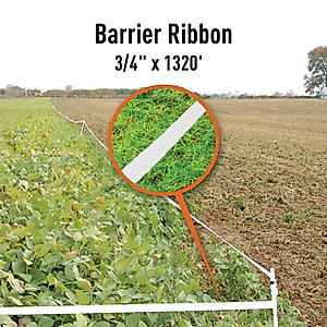 Messina Wildlife RBW-132 3/4-Inch by 1320-Foot Deer Repellent White Ribbon