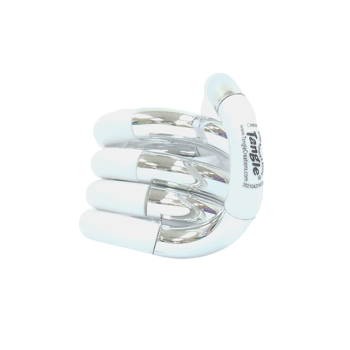 Tangle® Palm Metallic 2-Pack Steel Silver and Rose Gold