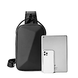 Carrying Case for Oculus Quest 2/Meta Quest Pro, Hard Travel Case for Meta Quest Pro VR Gaming Elite Strap Headset and Oculus Quest 2 Accessories Crossbody Shoulder Chest Backpack