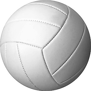 BESTSOCCERBUYS.COM All White Volleyball Ball (Official, One/Single Ball)