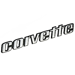 One Pc Corvette Rear Bumper Letter Emblems 3D Badges Late Replacement for 1976-1979 C3