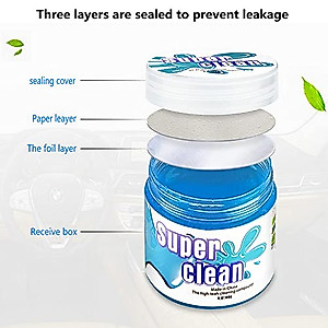 AIMEET Cleaning Gel for Car Detailing Tools Keyboard Cleaner Automotive Dust Air Vent Interior Detail Detailing Putty Universal Dust Cleaner for Auto Laptop Home Car Slime Cleaner, 2 Pack