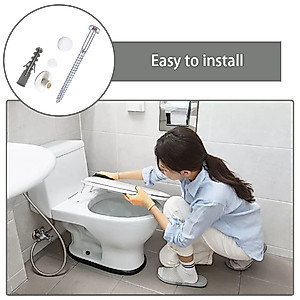 2 Sets Toilet Bidet Anchor Bolts Set Bathroom Toilet Pan Floor Fixing Kit Floor Toilet Pan Fixing Kit for Floor Fixing Pan or Bidets into a Variety of Solid Building Materials