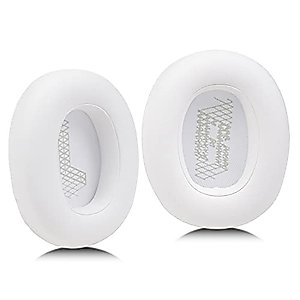 Live 650 BTNC Ear Pads Cushion, MOLGRIA Replacement Earpads for JBL Live 650 650BTNC 660BTNC Wireless Bluetooth Noise Canceling Headphones. (White)