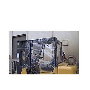 StaDry Full Forklift Cab Enclosure Cover Clear Vinyl Fits Standard Size models