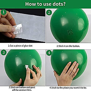 Balloon Garland Kit, Dark Green and Black Latex Party Balloon & Metallic Gold Balloons Arch, Green Gold Black Birthday Decoration Party Supplies for Wedding Baby Shower Bridal Engagement, Anniversary