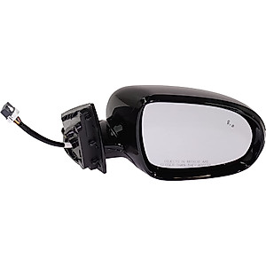Kool Vue Passenger Side Power Heated Mirror for Kia Sorento 2016-2018 Power Fold With Signal Light, Blind Spot Monitor & Memory Paintable
