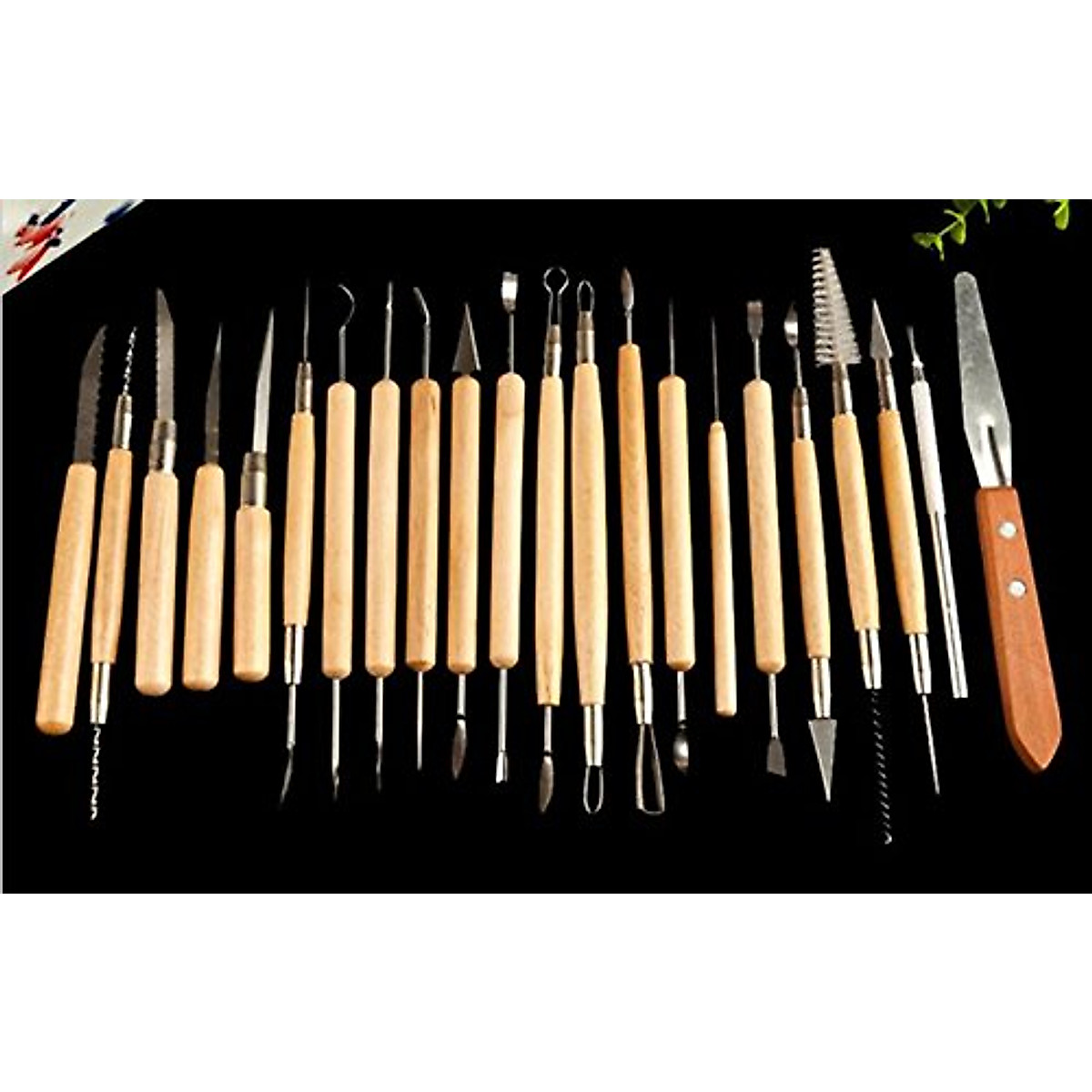 Woomartt Pro Pumpkin Carving Tools- Halloween Sculpting Kit with 22 Double Sided Pieces and Storage Bag for Jack-O-Lanterns and More