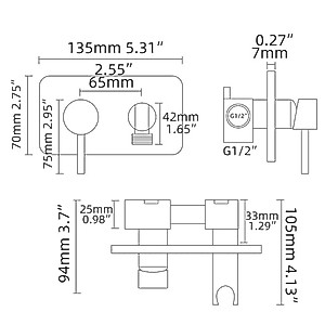 Toilet Bidet Sprayer Set With Hot Cold Mixers Valves Elegant Warm Water Toilet Handheld Bidet Sprays For Hygienic Comfort