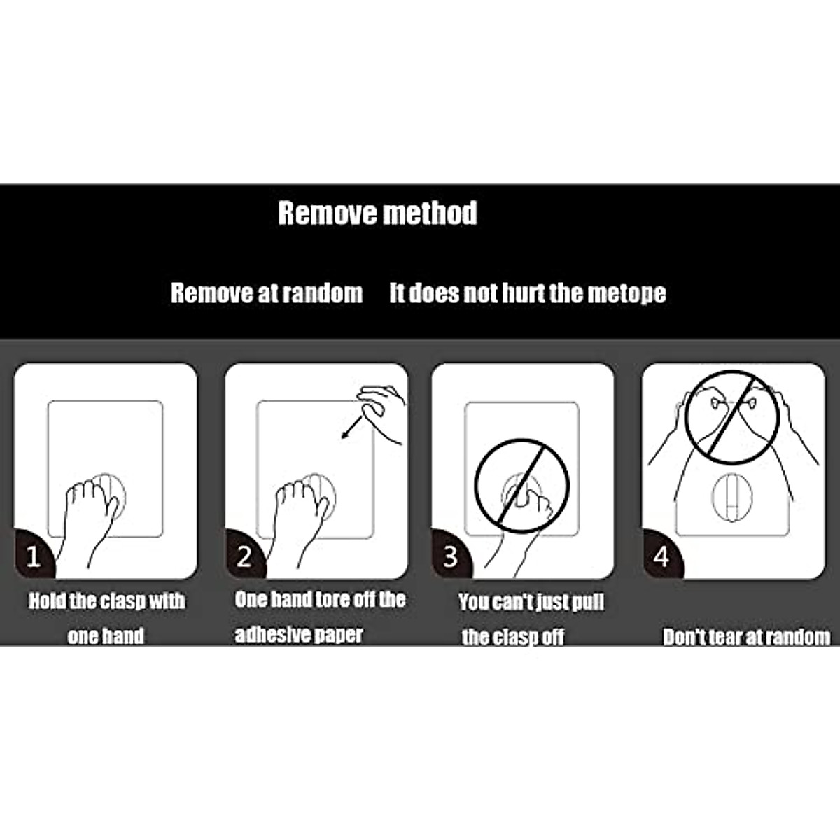 Qinwuwu XXHong 8PCS 2-6mm Sturdy PU Viscose Trackless Clasp Transparent Frosted Shelf Clasp Fittings Perforation-Free Clasp Hook Stick Hooks on Shelves (A 3-6mm Transparent Sticky Hook)