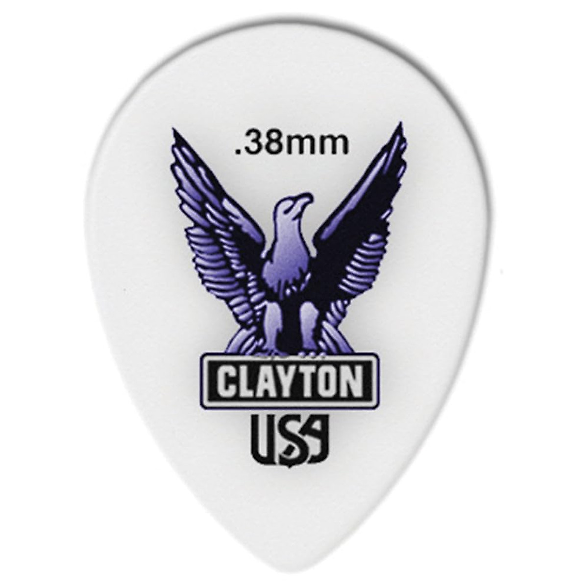 Clayton Picks ST38/12 .38 mm Guitar Picks, 12 Pieces