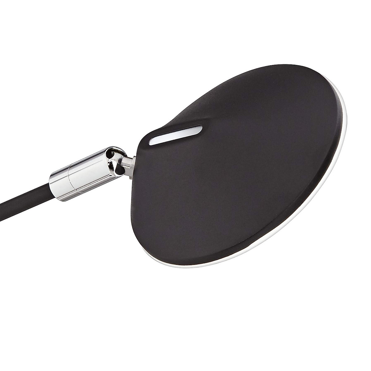 360 Lighting Arnie Traditional Industrial Pharmacy Light Floor Lamp Standing LED 62" Tall Sleek Black Metal Chrome Adjustable Arm Round Shade Decor for Living Room Reading House Bedroom