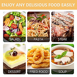 Kawlity Stainless Steel Serving Flatware Durable White & Gold Polished Knives Spoon Forks 30 Pcs Utensil Dinner Tableware, for Kitchen Dishwasher Adults and Children Ideal Gift