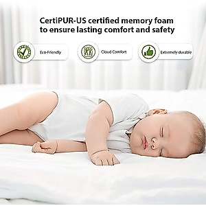 BedsPick 3 Inch Memory Foam Mattress Topper Full, Soft Double Bed Foam Topper, Gel Memory Foam Mattress Pad