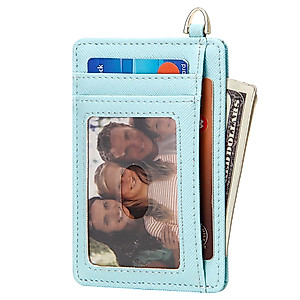 GEEAD Slim Minimalist Front Pocket RFID Blocking Card Holder Wallets for Men & Women