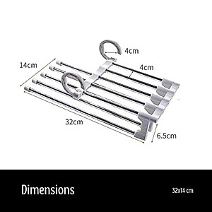 Difios' Efficiently Store Your Clothes with Multi-Functional Pant Hangers and Space Saver Hangers for Jeans in Space Saving Design