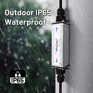 HYN@NET IPX201 30W Industrial Gigabit PoE Extender with Outdoor Waterproof Grade IP65 Extends The Range of PoE and Ethernet an Additional 100 Meters
