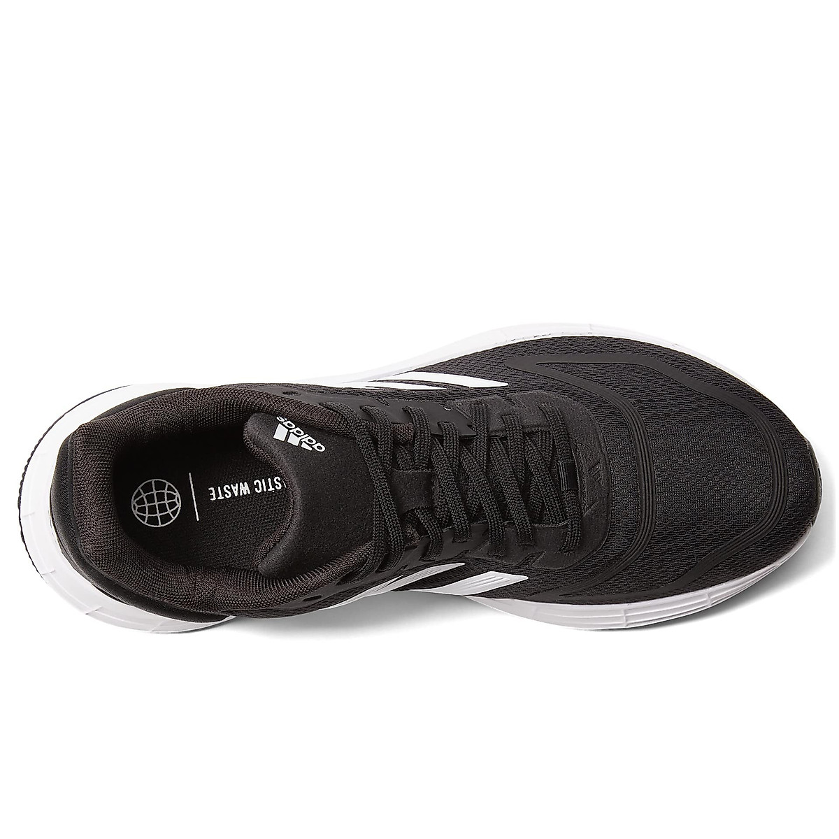 adidas Women's Duramo Sl 2.0 Running Shoe, Core Black/White/Core Black, 7.5