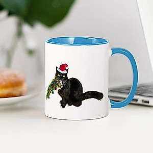 CafePress Cat Christmas Tree Mug Ceramic Coffee Mug, Tea Cup 11 oz