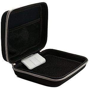 VanGoddy Black Gray Hard Shell Carrying Case Suitable for Miroir DLP Portable Pico Pocket Projectors M20 M45 M55 MP60 HD MP150A Mini MP160 MP200 Pro M220, Tilt M175 M200A, Smart M300A