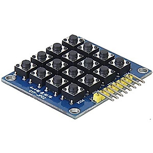 ZYM119 1pcs 4x4 Matrix Keyboard Module Board with 16 Keys MCU for Computer Circuit Board