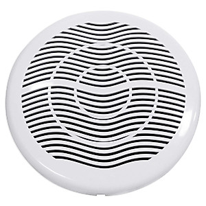 Rockville (2) MS10LW 10" 2400 Watt White Marine/Boat 10" Free Air Subwoofer with LED