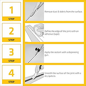 Sikaflex-1a self-leveling concrete sealant - Limestone - Use in green and damp applications - Premium-grade adhesive for a range of joints - 10.1 fl oz
