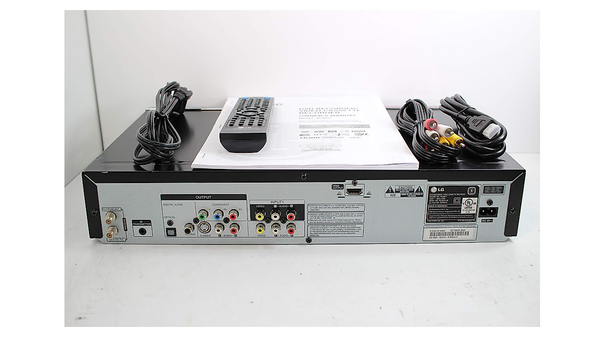 LG VHS to DVD Recorder Combo with HDMI and Remote