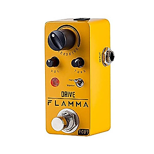 FLAMMA FC07 Overdrive Pedal with 9V 300mA Power Supply