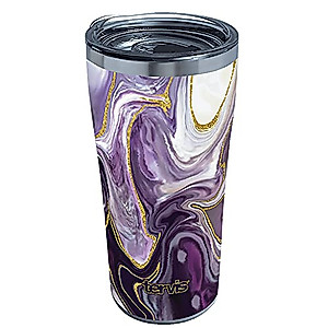 Tervis Marble Alexandrite Triple Walled Insulated Tumbler Travel Cup Keeps Drinks Cold & Hot, 20oz Legacy, Stainless Steel