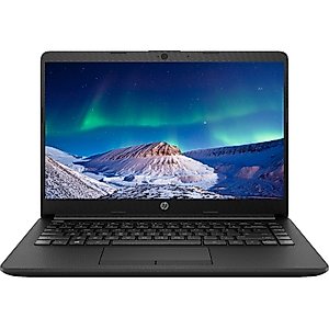 HP 2021 Laptop, 14" HD Micro-Edge Display, AMD Athlon Silver 3050U Processor, 16GB DDR4 Memory, 1TB Hard Disk Drive, HDMI, Wi-Fi, Bluetooth, Webcam, Windows 10 Home, Jet Black