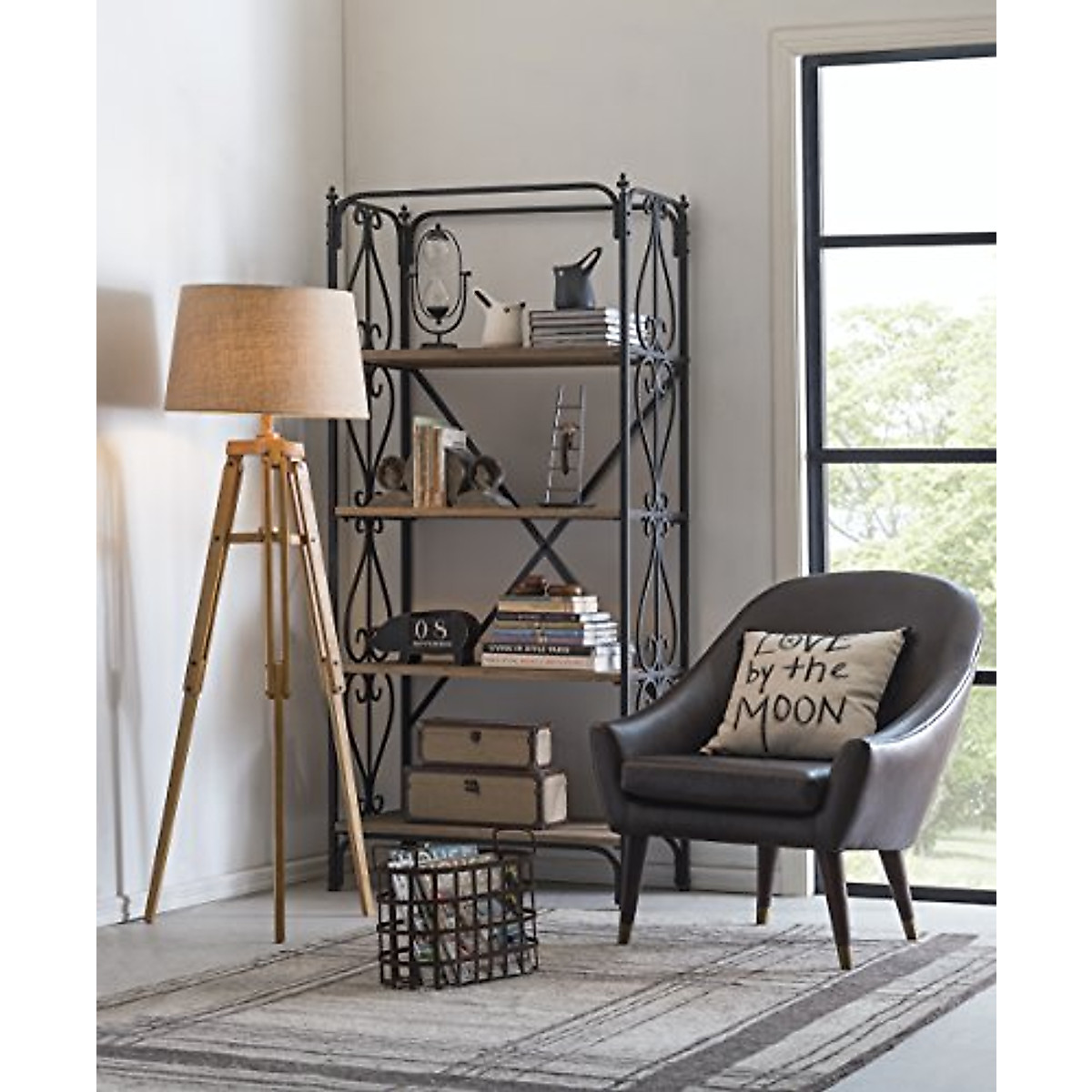 Decorative Metal & Glass Thirty Minute Hourglass