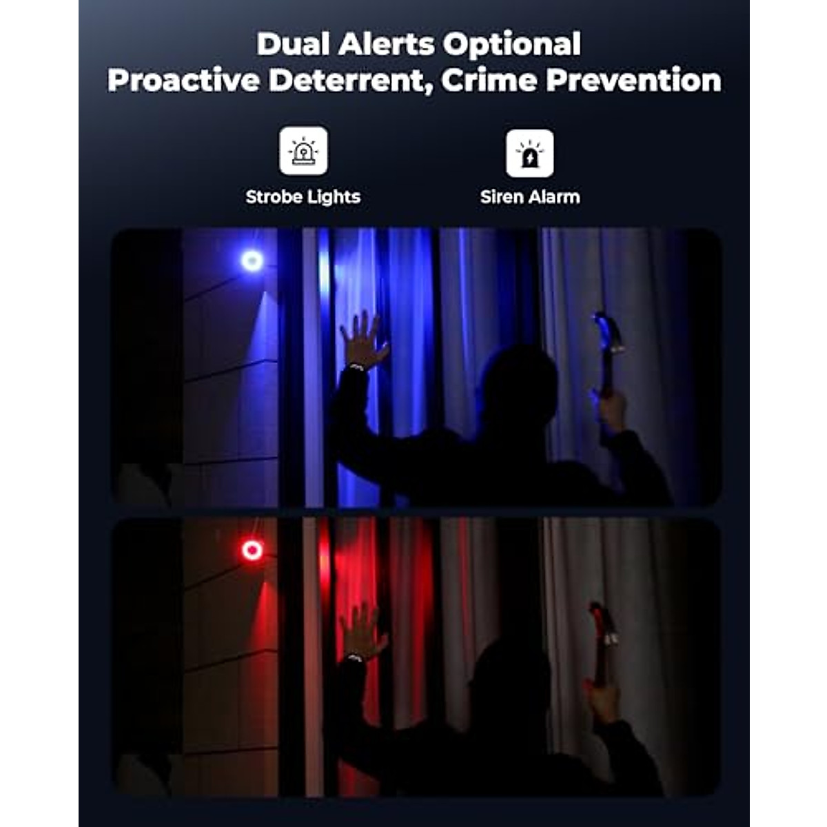 NAPCAT 4K PoE Security Camera System, F1.0 Color Night Vision, 130° Wide Angle, Spotlight, AI Detection, NVR with 2TB HDD, 4Pcs 8MP IP67 PoE IP Outdoor Wired Home Security Cameras (N2814)