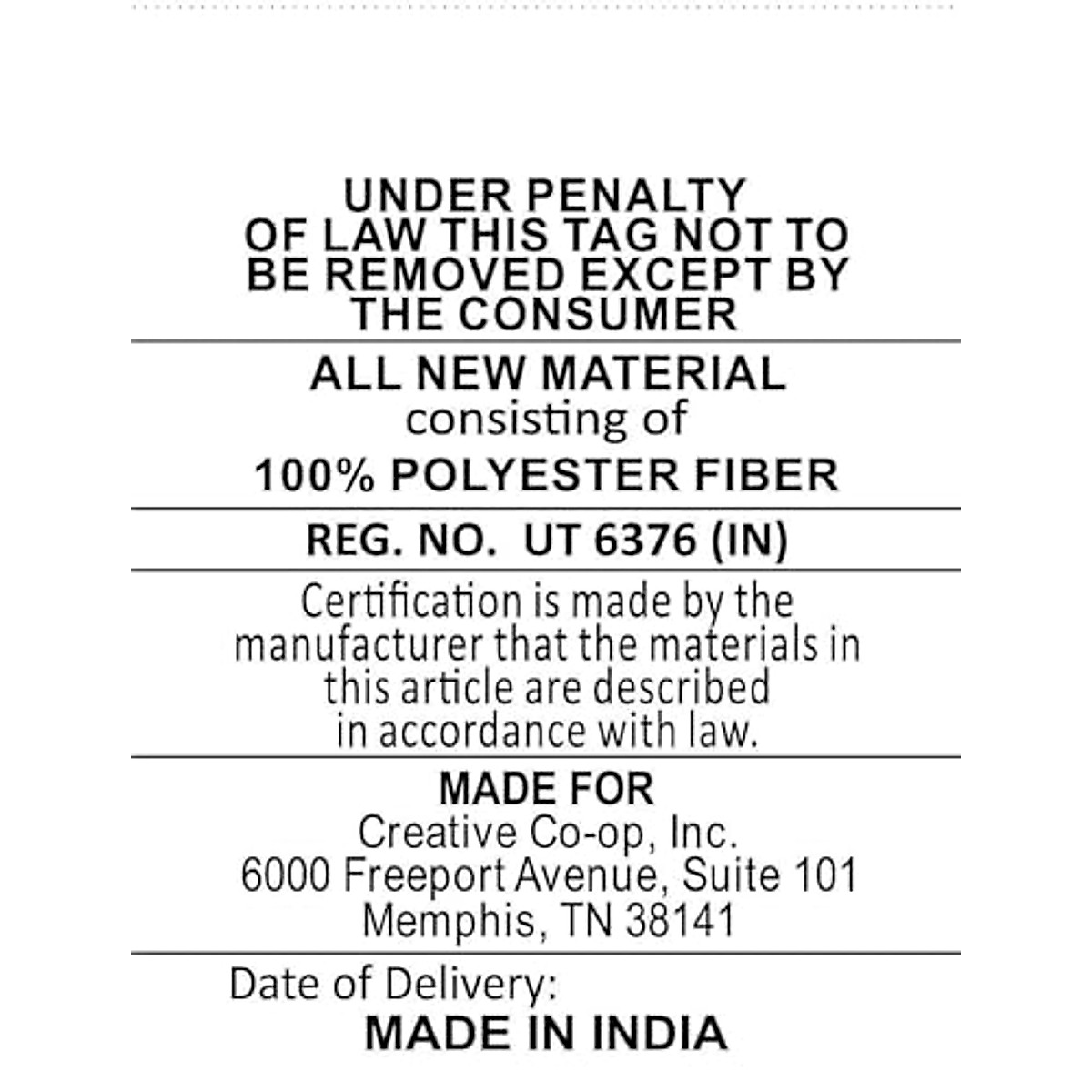 Creative Co-Op 18" Square Beaded Cotton Pillow