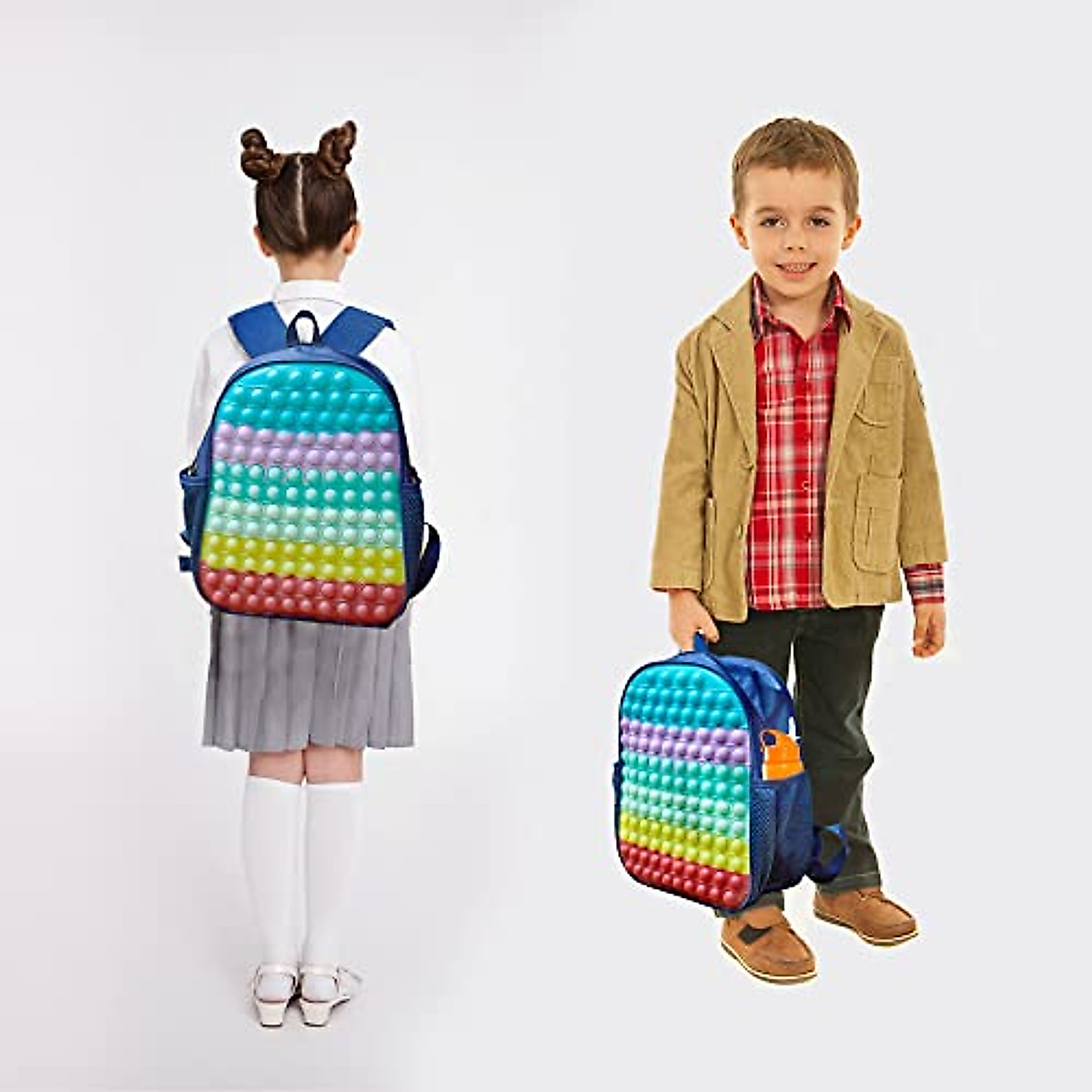 Best Life Large Pop It Backpack 12.4”X 9.6” X 5.8” Pink