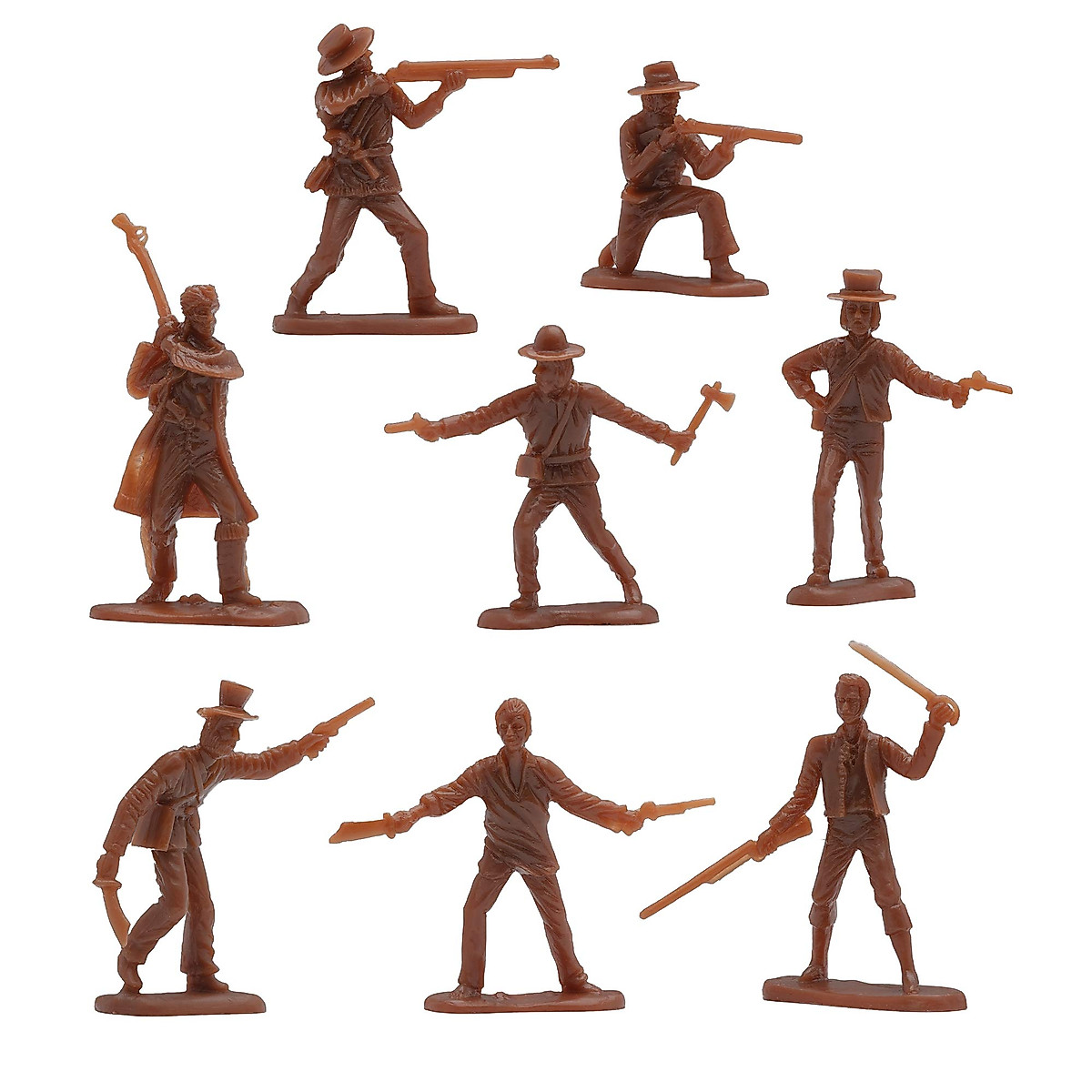 BMC The Alamo Plastic Army Men - Texas vs. Mexico 37pc Soldier Figures