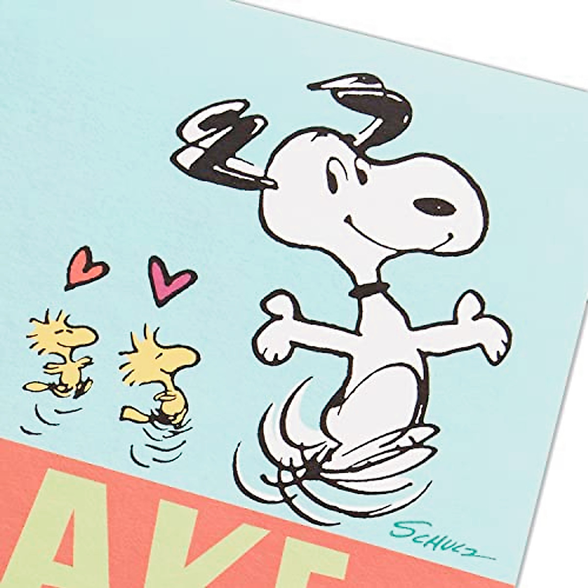 Hallmark Pop Up Peanuts Mothers Day Card or Birthday Card for Mom (Snoopy, Hugs and Kisses for You) (0599MBC7615)