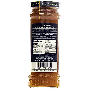 St. Dalfour Royal Fig Fruit Spread, 10 Ounce