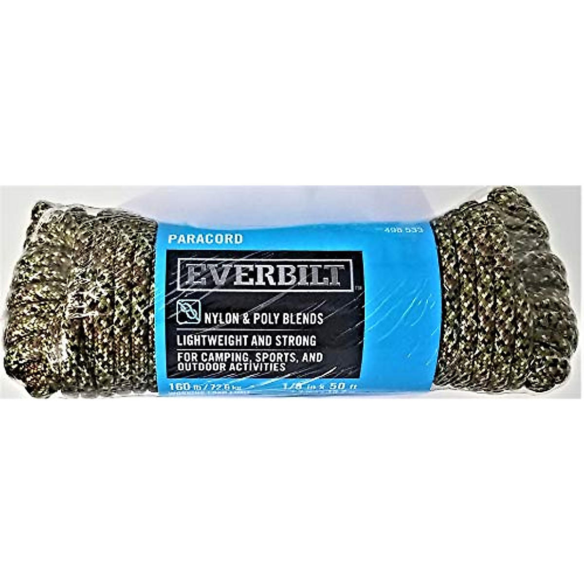 Everbilt Paracord in Forest Camo, 1/8" x 50'