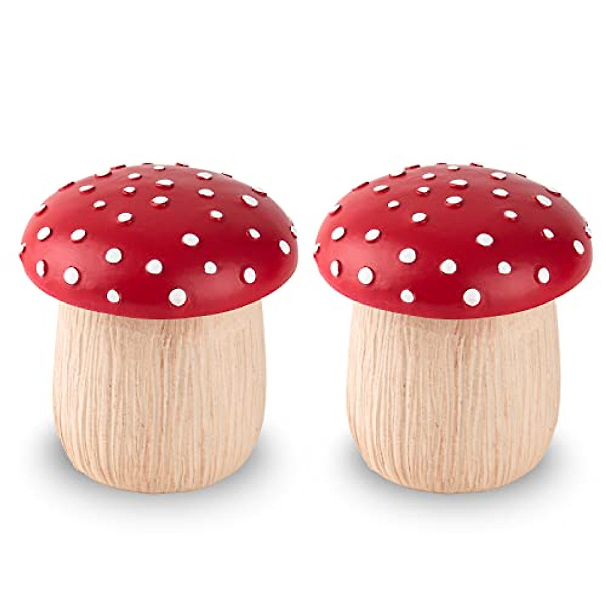 dgudgu 2 Pack Qtip Holder Mushroom Cotton Ball Holder Cotton Swab Holder Qtip Dispenser Bathroom Cotton Ball And Qtip Organizer Cotton Ball Container