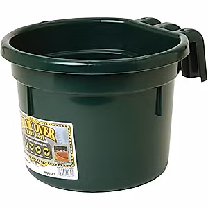 Miller CO CPHGREEN CPH Green Hook-Over Pail, 8 Quart