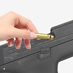 Darkfang 223/5.56mm Laser Bore Sight Red Beam Easy Adjust and Zeroing Optics Bore Sighter with 2 Sets Batteries for Scope Sighting