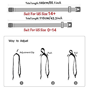 JASGOOD Womens Invisible Belt Comfortable Elastic Adjustable No Show Web Belt for Women or Men