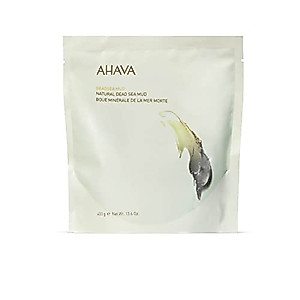 AHAVA Natural Dead Sea Mud for Body - Exclusive Black, Creamy Dead Sea Mud to Purifiy, Soften & Refine Skin, Soothes Discomfort, Enriched with Potent Minerals of Dead Sea blend Osmoter, 13.6 Oz