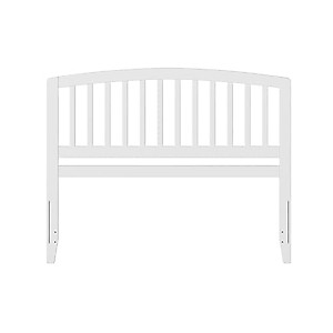 AFI Richmond Queen Size Headboard with Attachable Charger in White