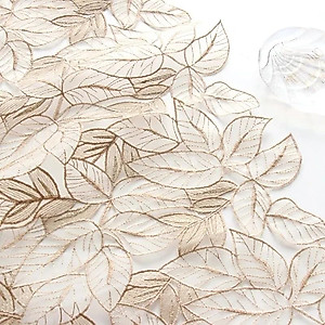 XMTXZYM Hollow Mesh Embroidery Fabric Wedding Dress Clothing Handmade DIY Fabric