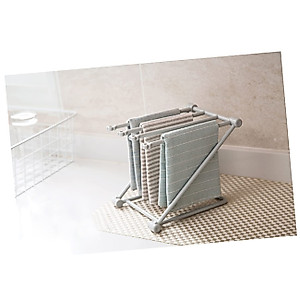 3pcs Cup Rack Vertical Towel Rack Foldable Towel Holder Kitchen Cloth Rack